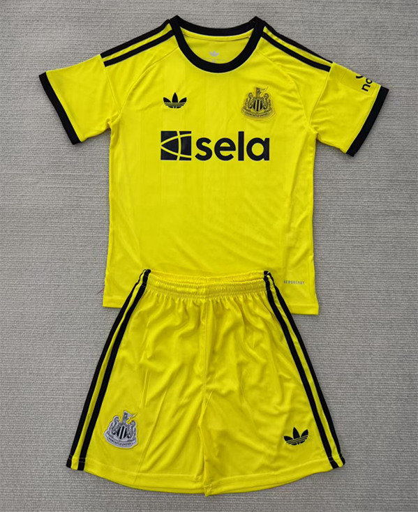 2025-2026 Newcastle United Goalkeeper Yellow Soccer Uniform-AY ...