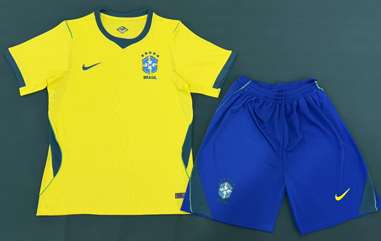 2026 World Cup Brazil Home Yellow Soccer Uniform-6748-Brazil| topjersey
